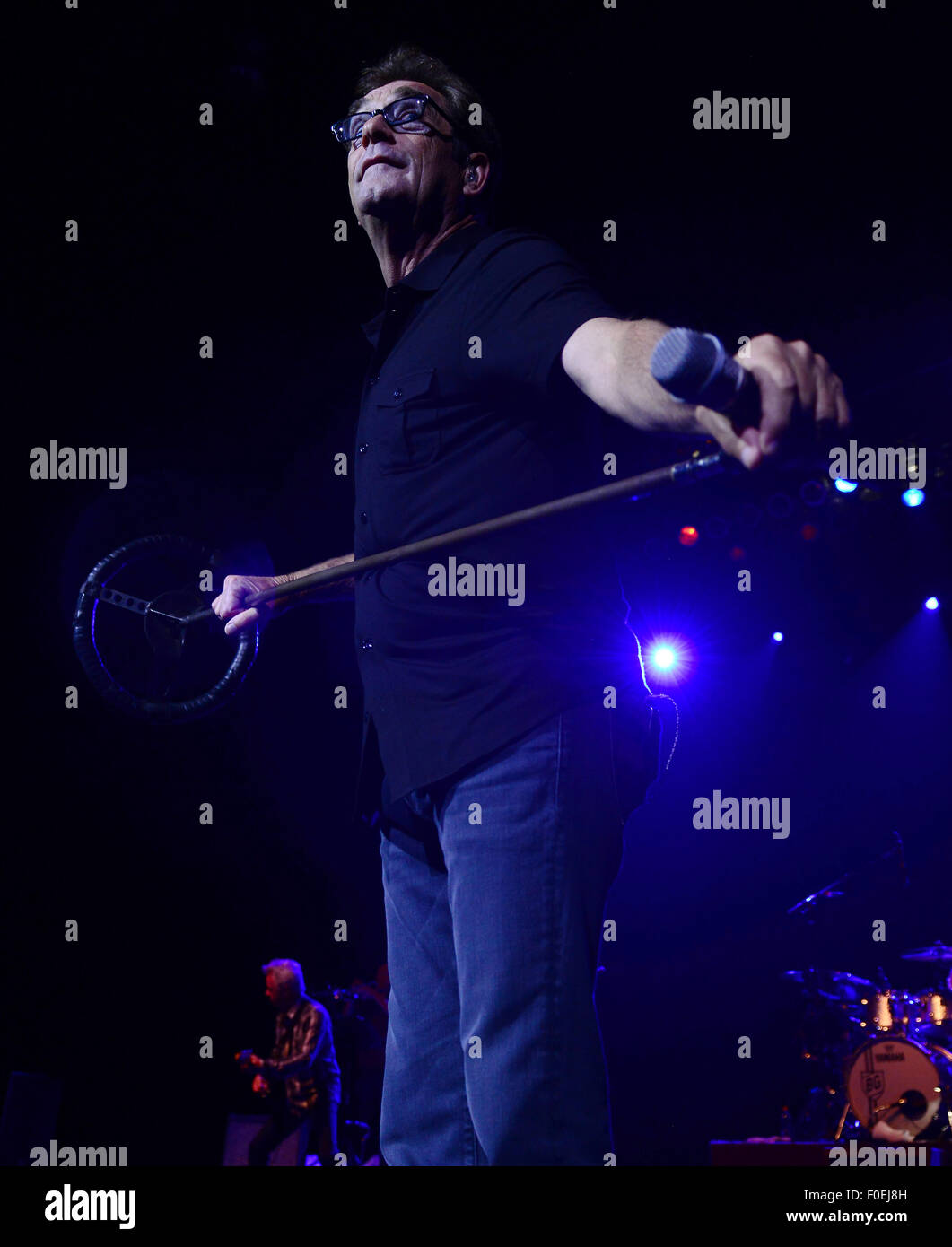 Huey Lewis and The News performing at Hard Rock Live in Hollywood ...