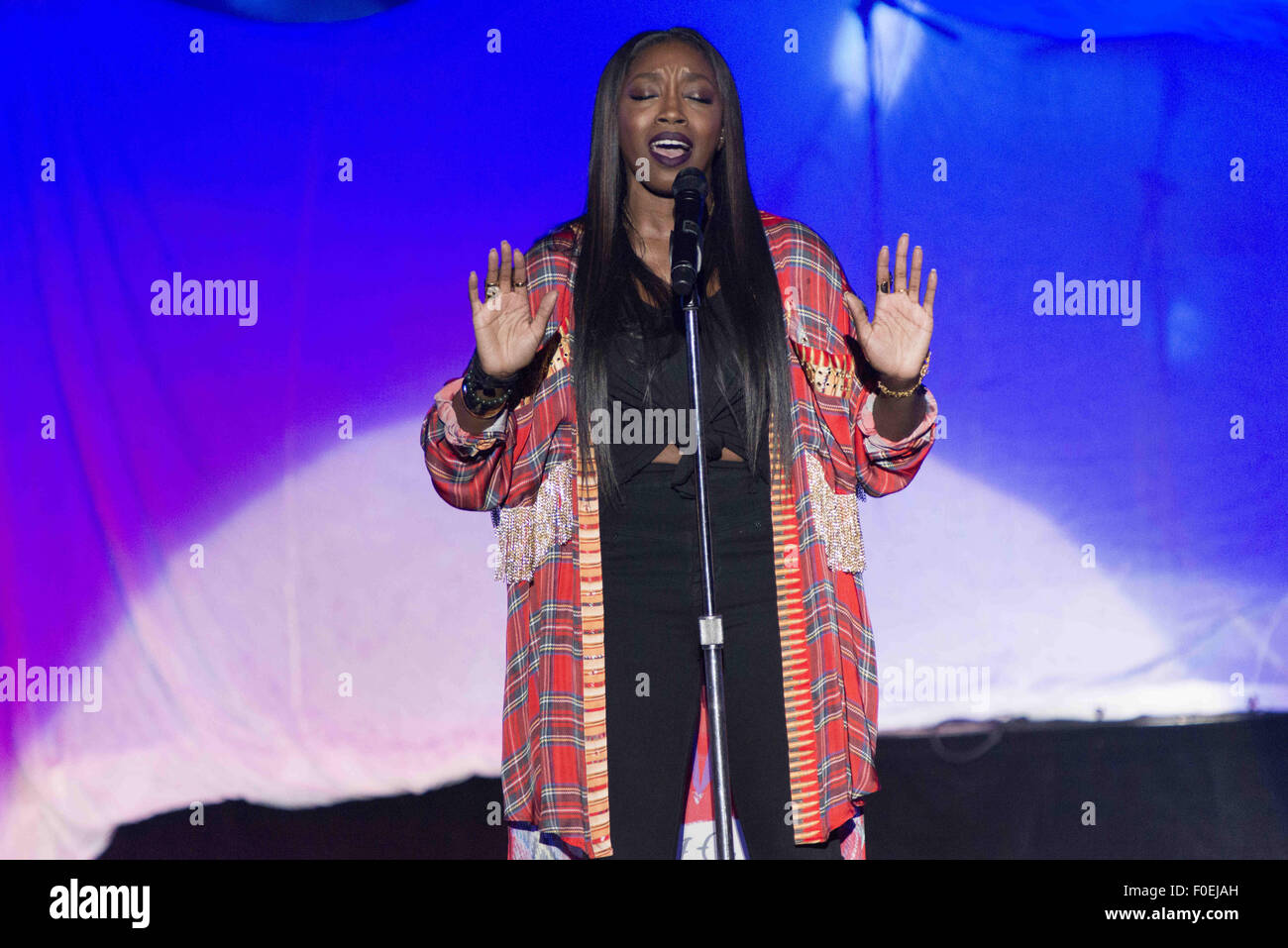 Philadelphia, Pennsylvania, USA. 13th Aug, 2015. Grammy Award winner ...