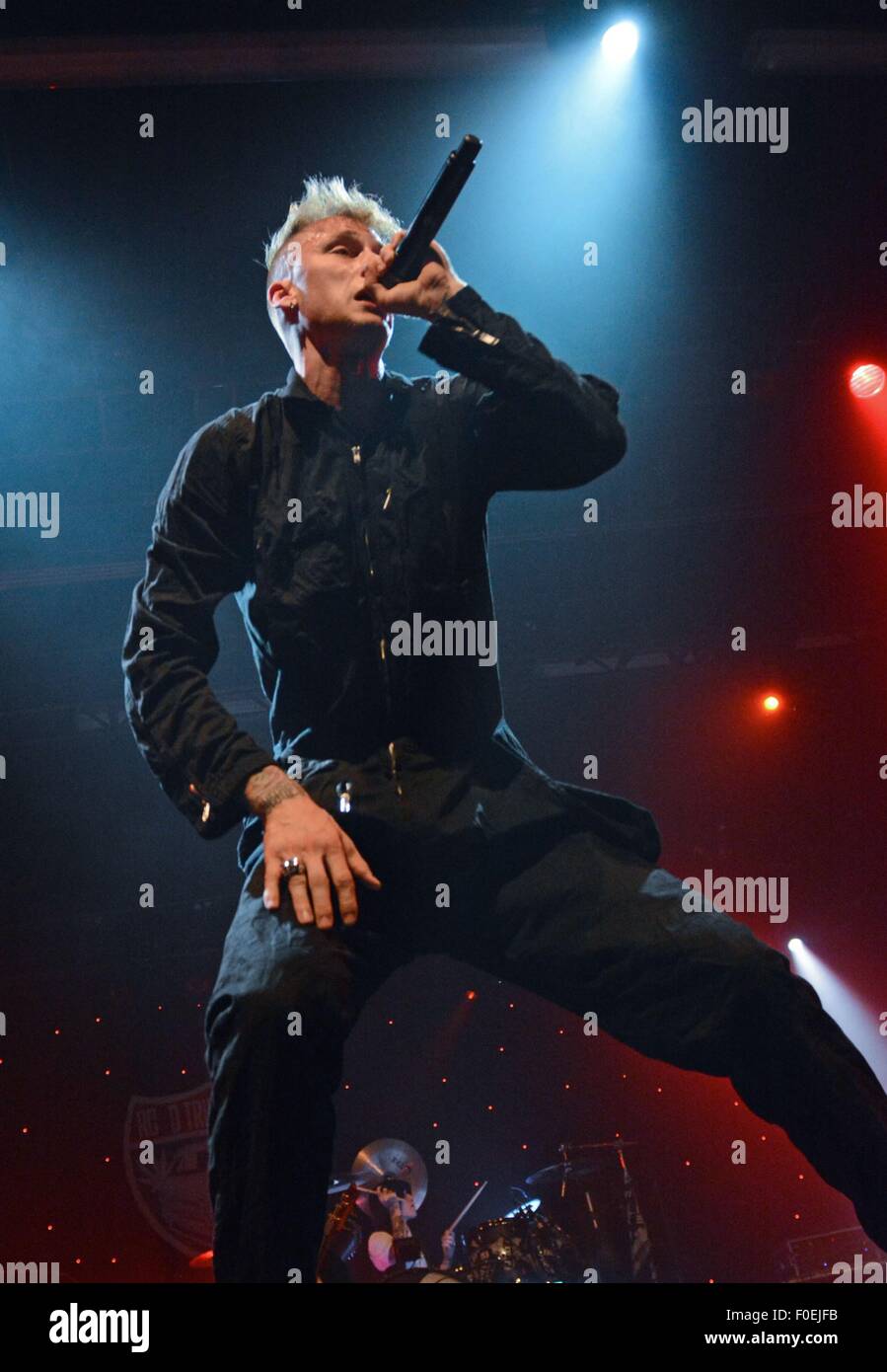 New York, NY, USA. 13th Aug, 2015. Machine Gun Kelly on stage for ...