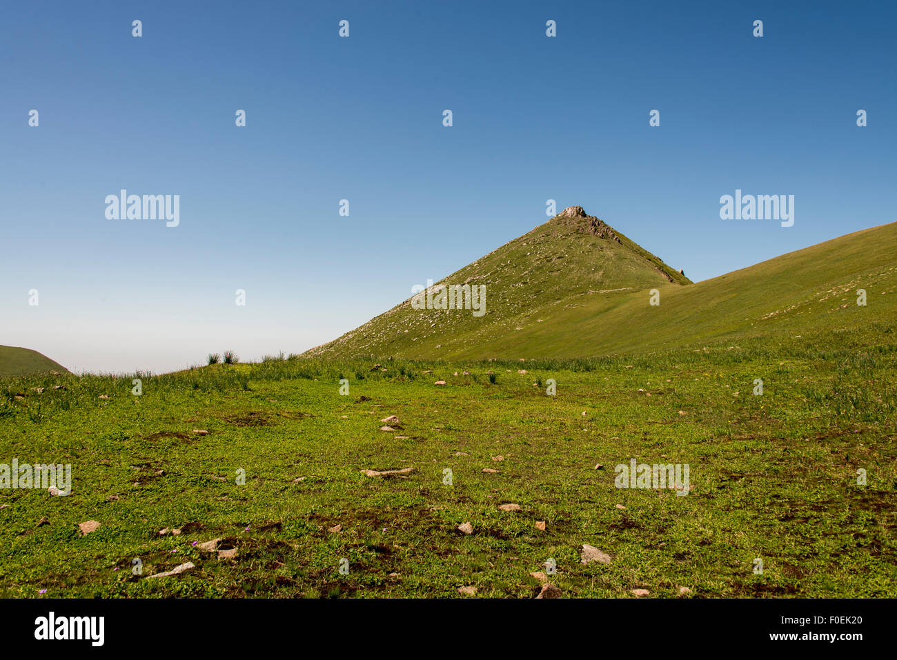 Summer mountain landscape in Almaty, Kazakhstan Stock Photo - Alamy