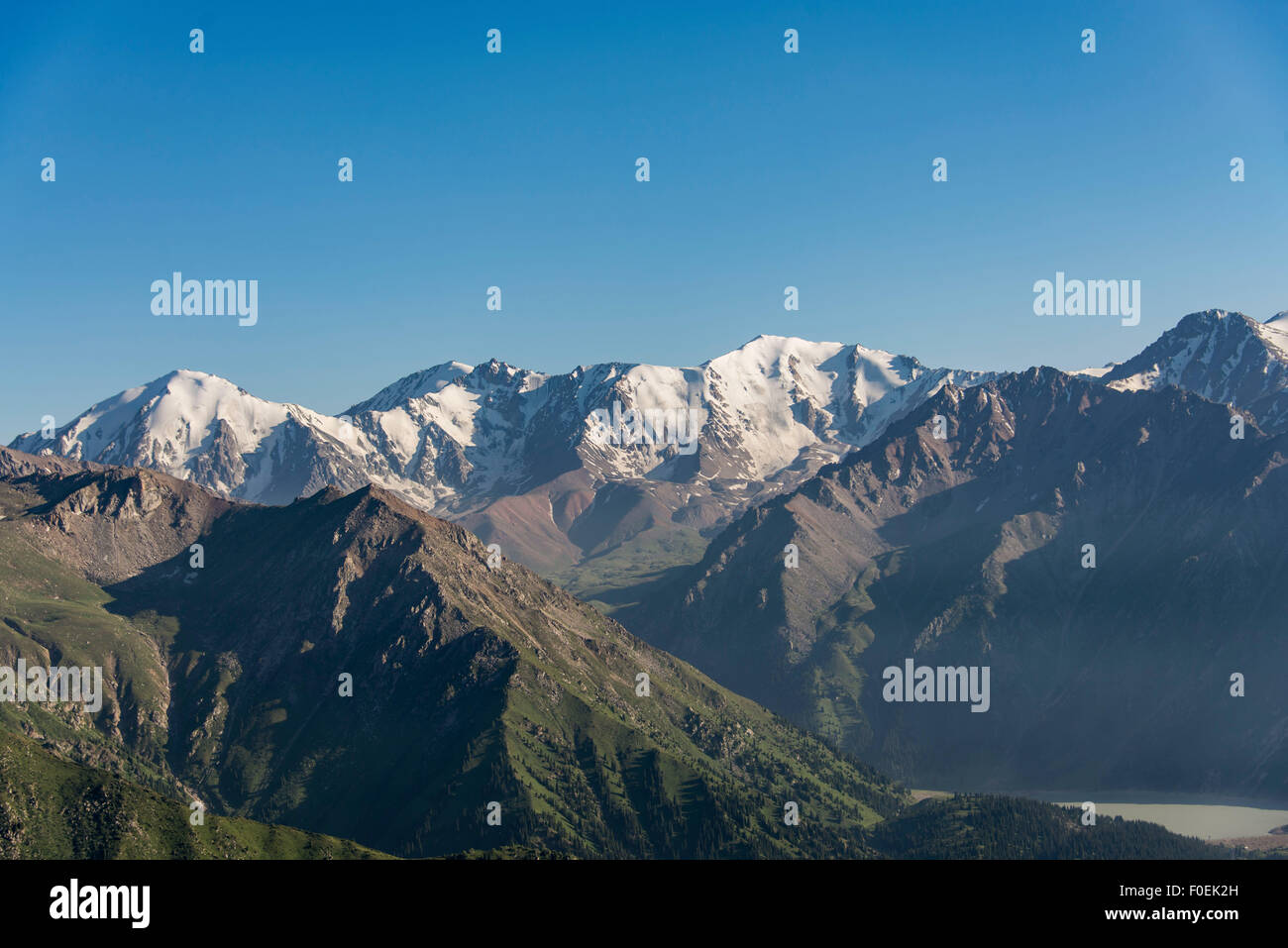 Summer mountain landscape in Almaty, Kazakhstan Stock Photo - Alamy