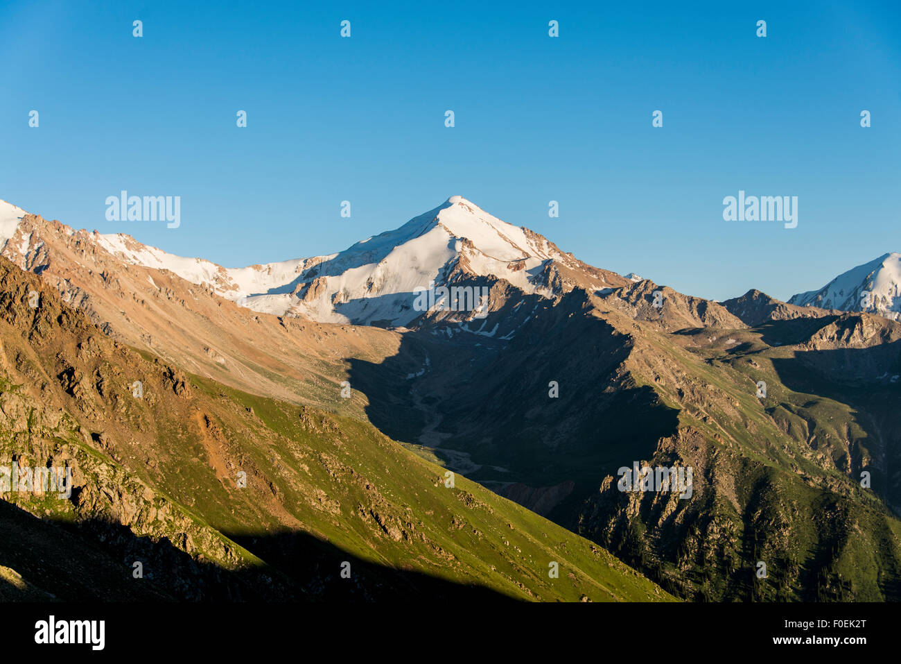Summer mountain landscape in Almaty, Kazakhstan Stock Photo - Alamy