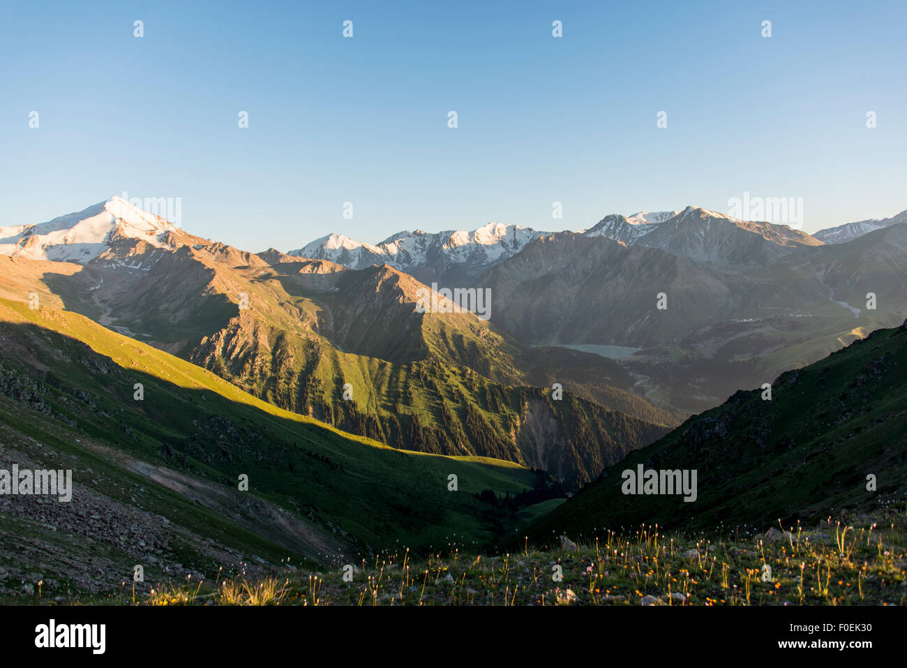 Summer mountain landscape in Almaty, Kazakhstan Stock Photo - Alamy