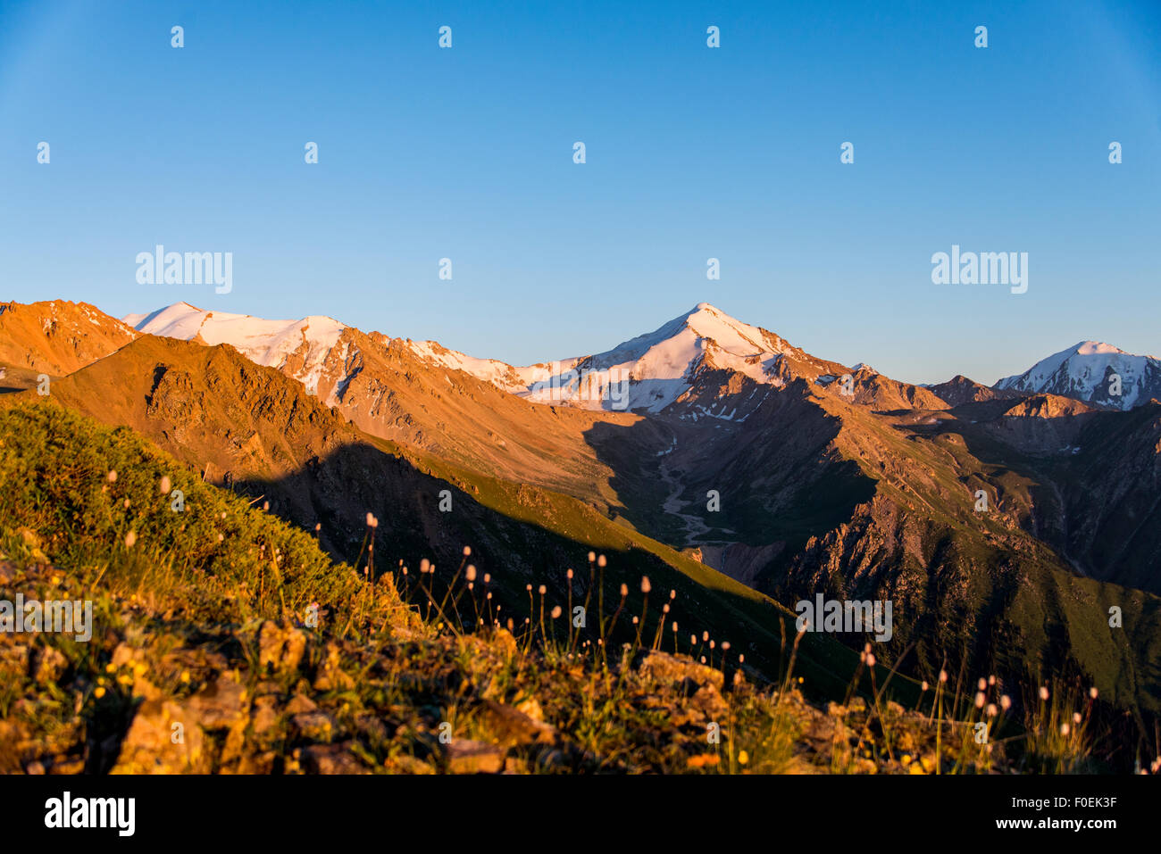 Summer mountain landscape in Almaty, Kazakhstan Stock Photo - Alamy