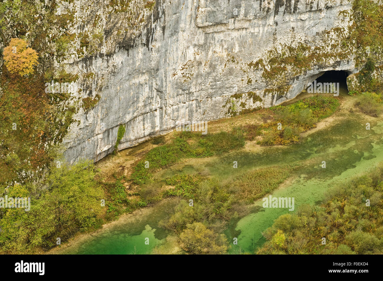 Korana canyon and river, Plitvice Lakes National Park, Croatia, October ...
