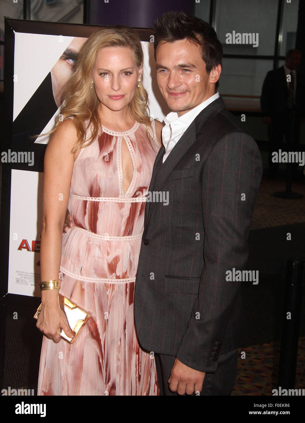 New York, New York, USA. 13th Aug, 2015. Actor RUPERT FRIEND and Stock ...