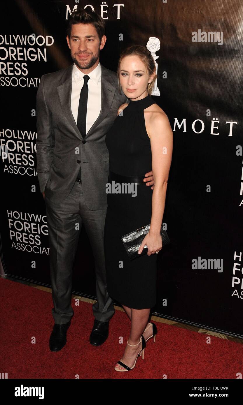 Beverly Hills, CA. 13th Aug, 2015. John Krasinski, Emily Blunt at ...