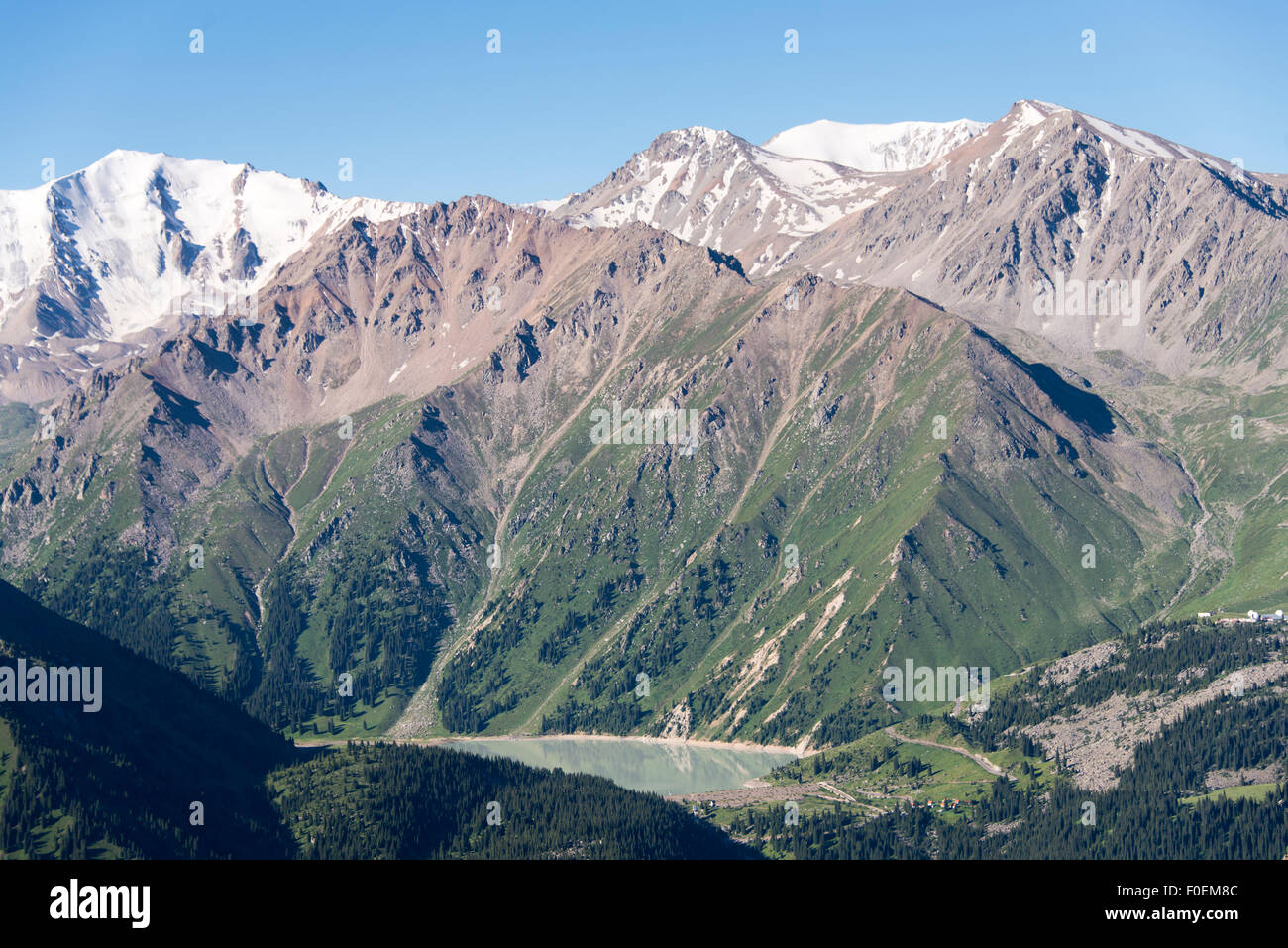 Summer mountain landscape in Almaty, Kazakhstan Stock Photo - Alamy