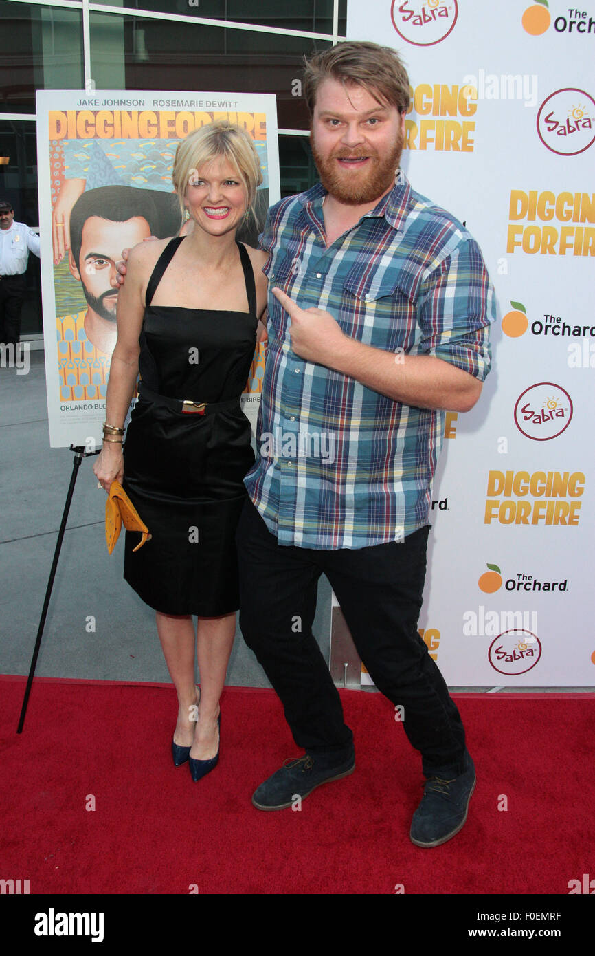 Los Angeles, California, USA. 13th Aug, 2015. Arden Myrin, Steve Berg attend Los Angeles ...