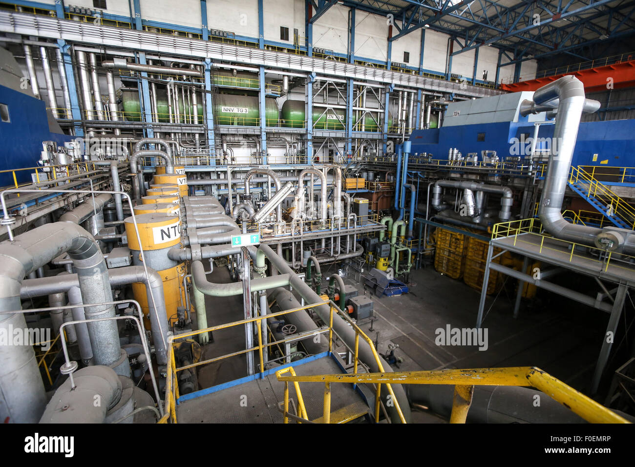 Detmarovice, Czech Republic. 13th Aug, 2015. Power plant Elektrarna ...