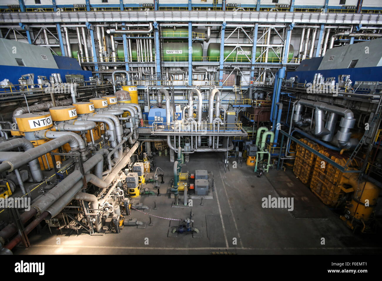 Detmarovice, Czech Republic. 13th Aug, 2015. Power plant Elektrarna ...
