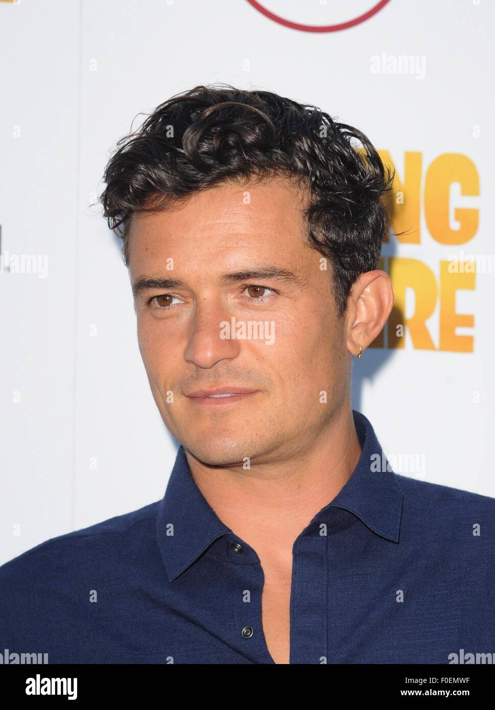 Los Angeles, CA, USA. 13th Aug, 2015. Orlando Bloom at arrivals for DIGGING FOR FIRE Premiere ...