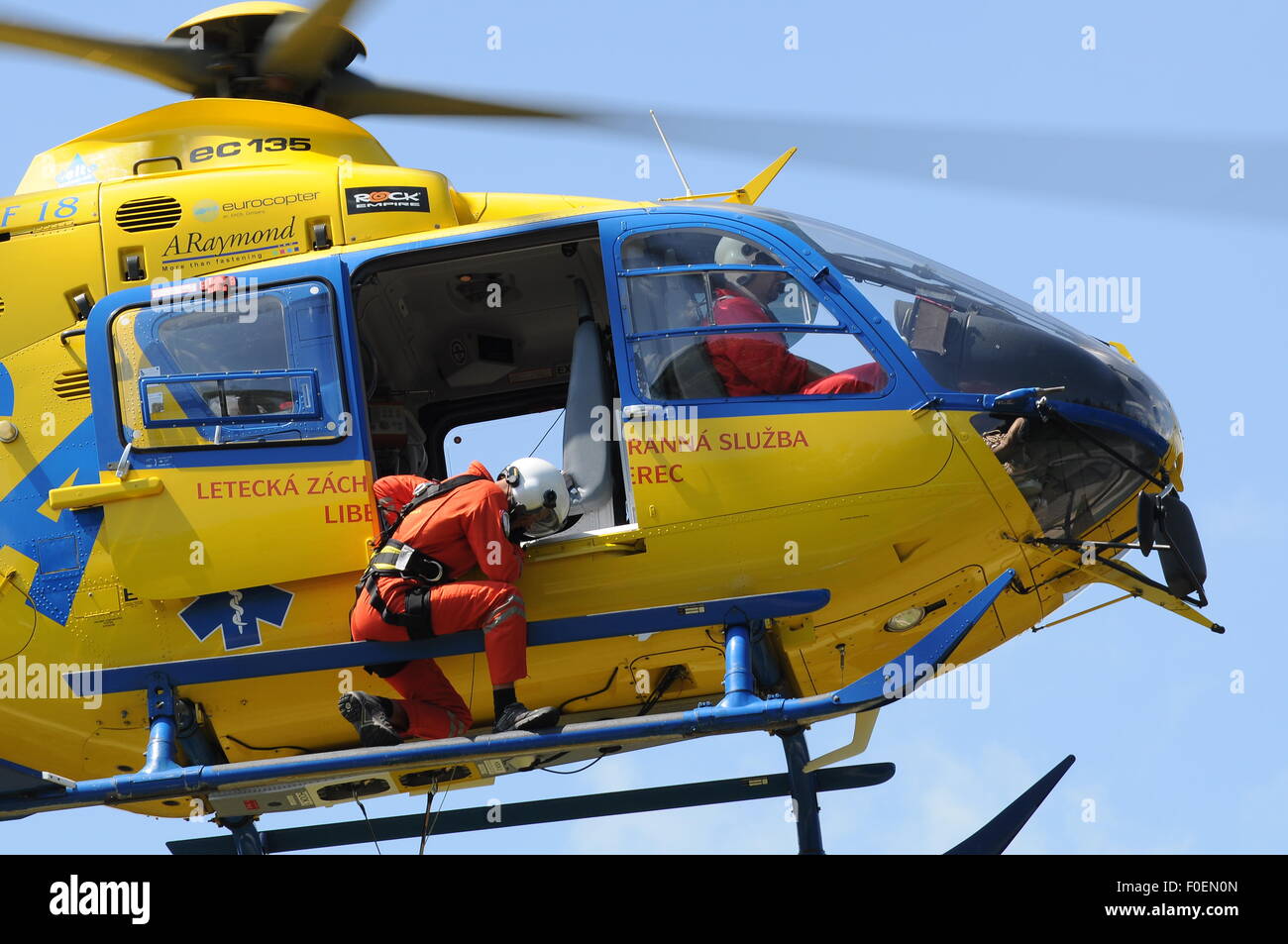 helicopter Eurocopter EC-135 Air Ambulance Stock Photo - Alamy