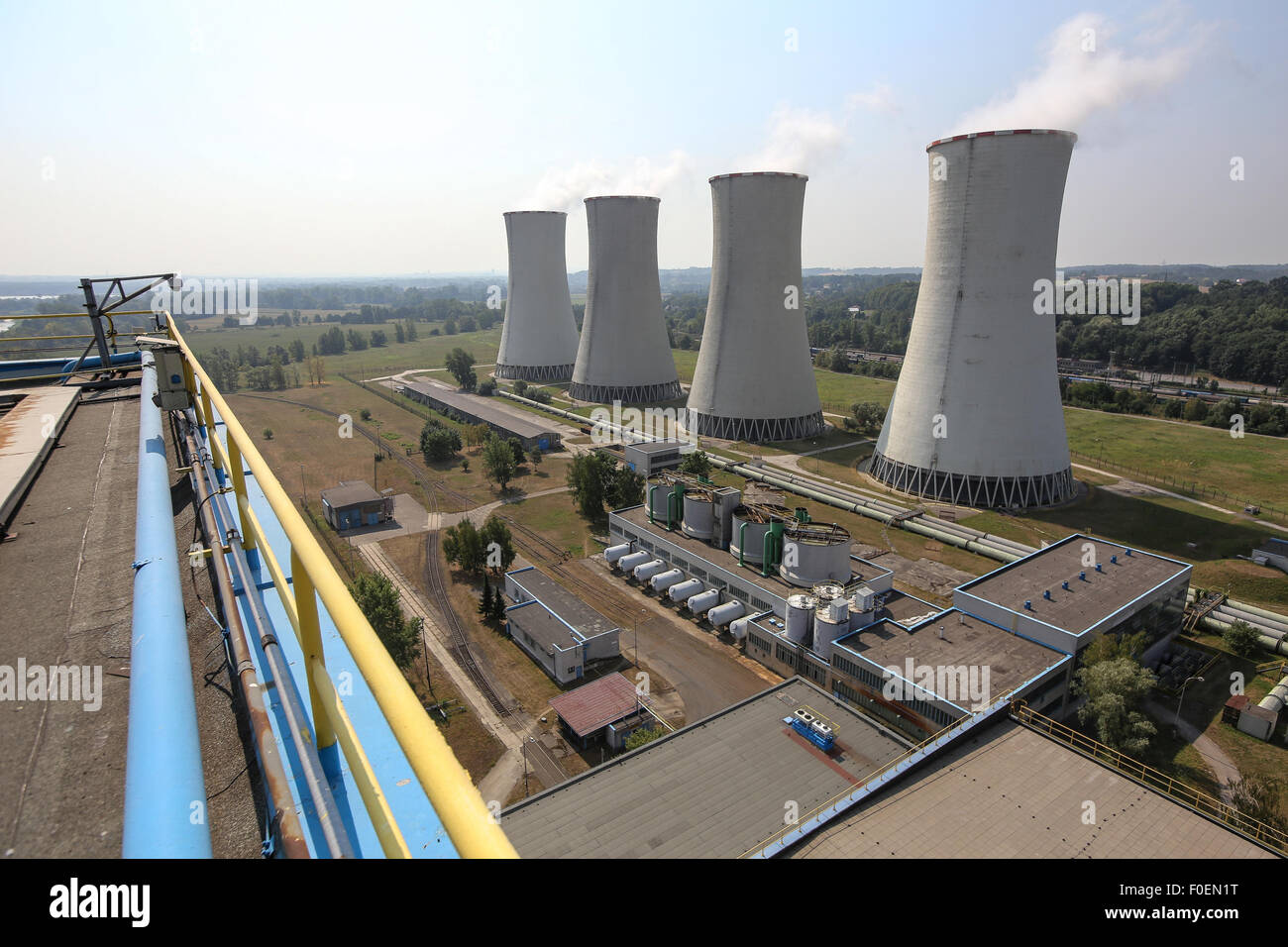 Detmarovice, Czech Republic. 13th Aug, 2015. Power plant Elektrarna ...