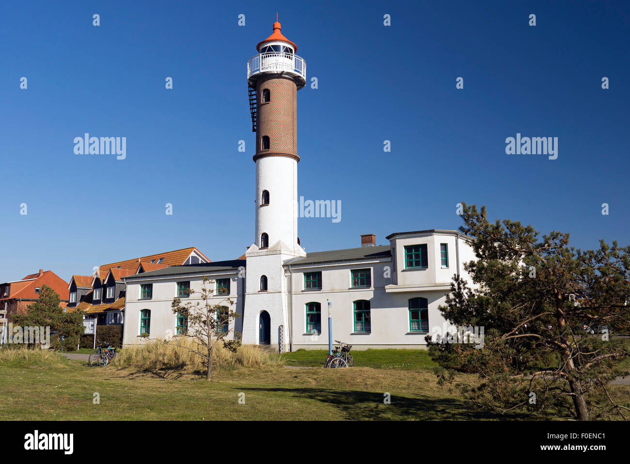 Lighthouse of Timmendorf, Poel island, Baltic Sea, Mecklenburg-Western ...
