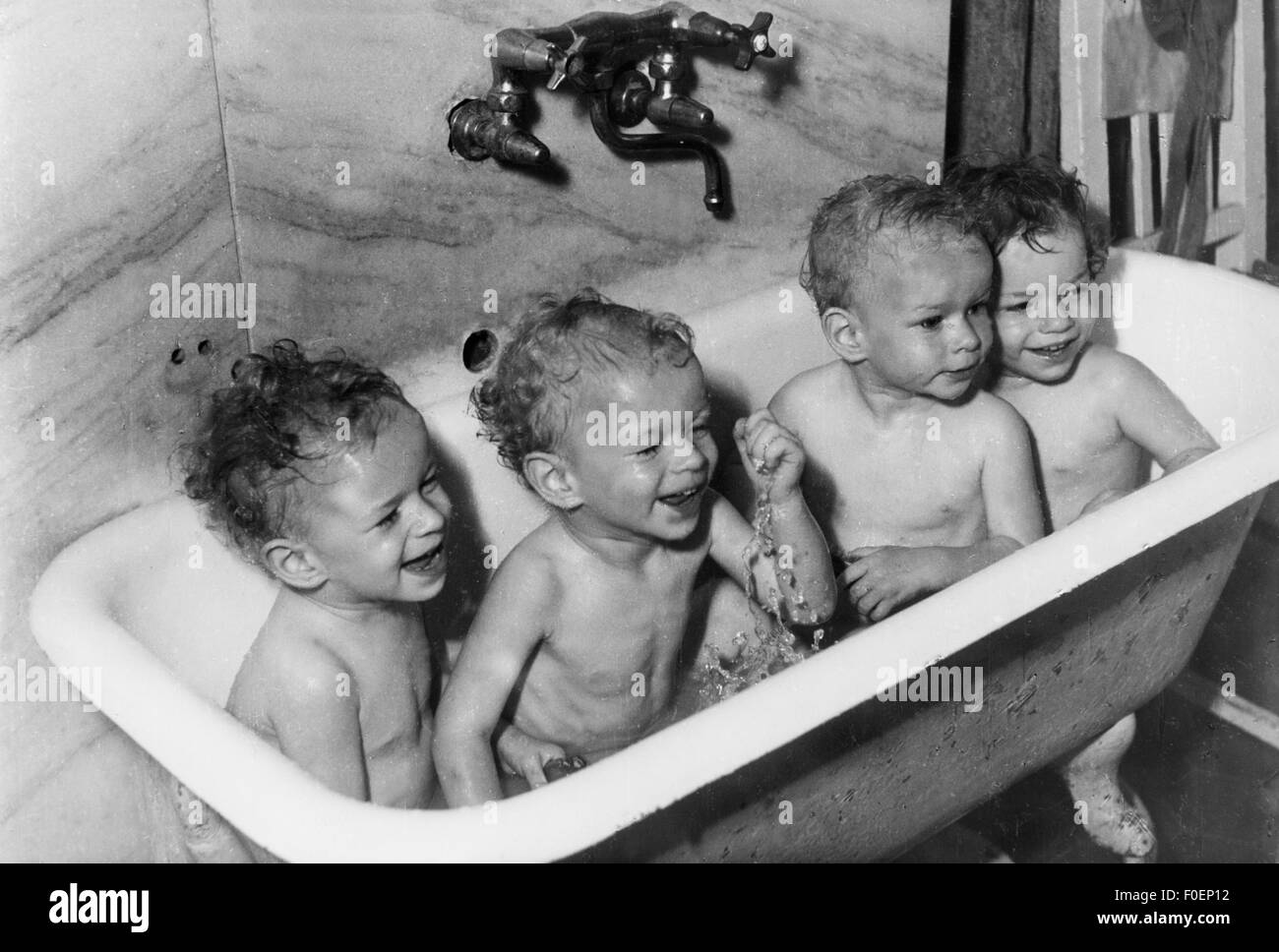 Bath Time In 1950