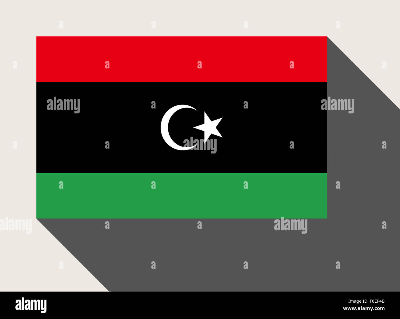 Libya flag hi-res stock photography and images - Alamy
