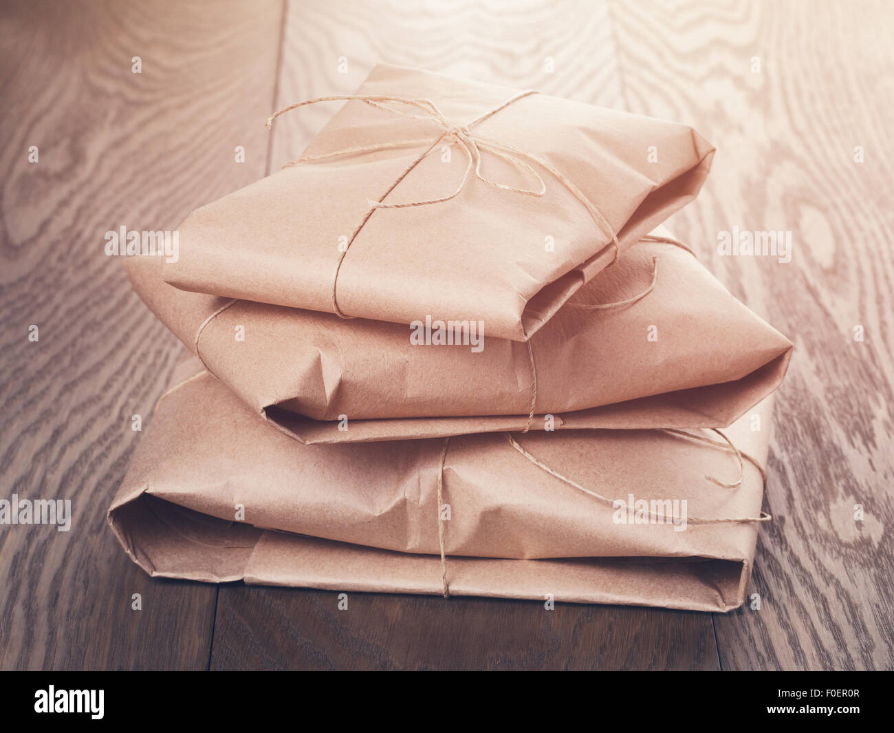 Wrapped parcels hi-res stock photography and images - Alamy