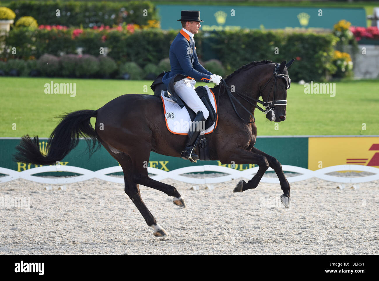 Aachen, Germany. 13th Aug, 2015. Edward Gal of Netherlands rides his ...
