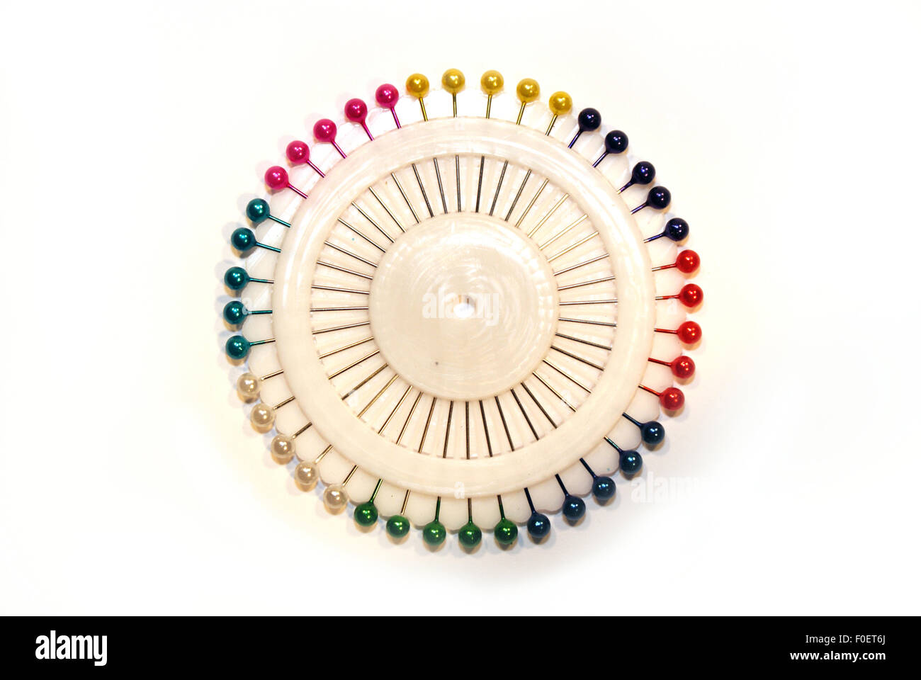 Needle in round holder Stock Photo - Alamy