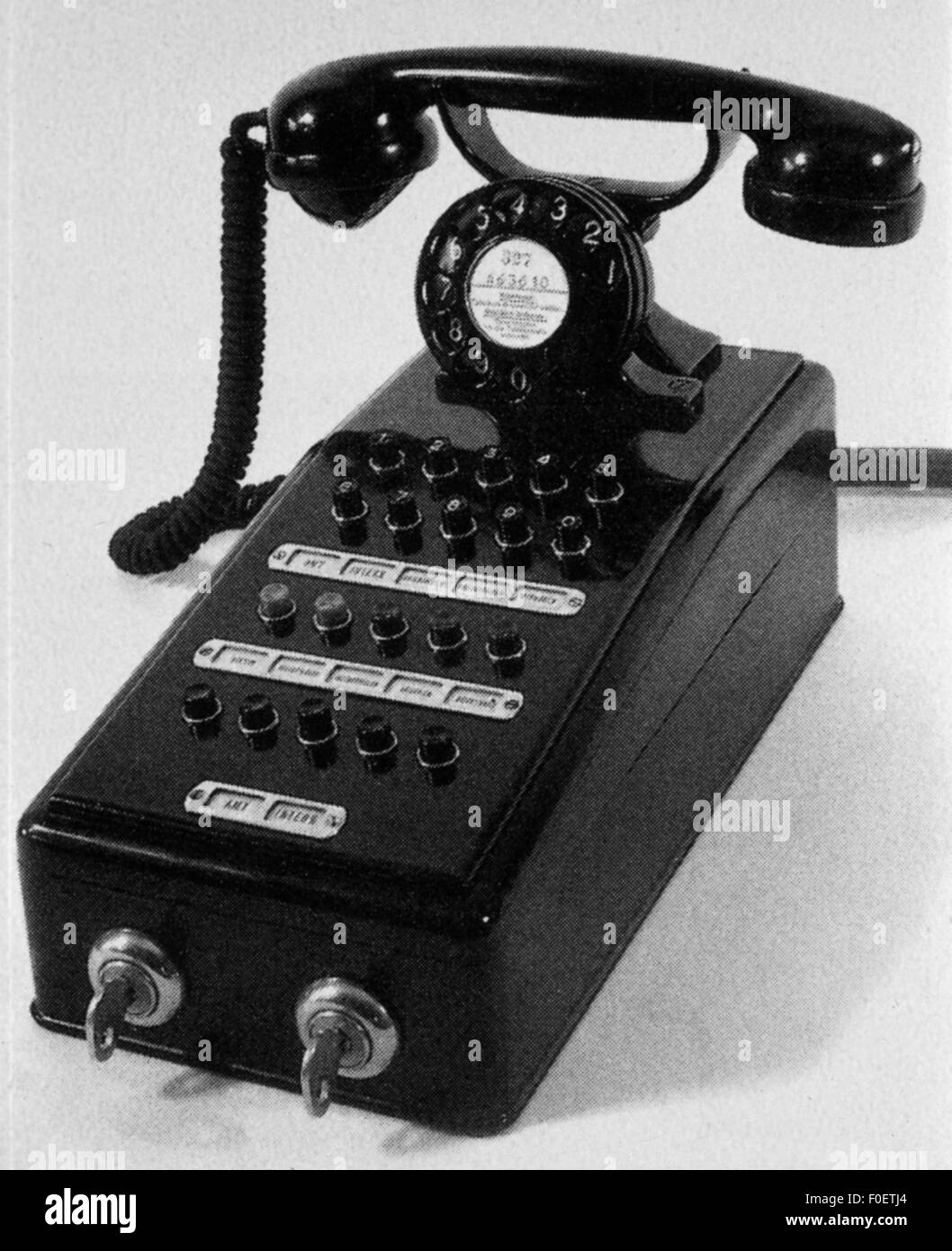 technics, telephones, telephone "Ipsophon" by Willy Mueller, made by ...
