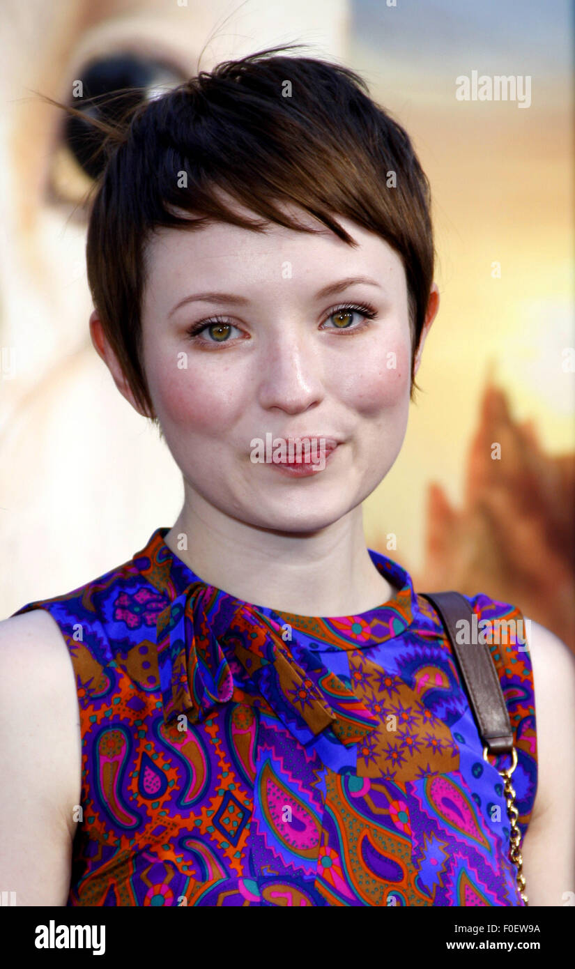 Emily Browning at the Los Angeles premiere of 'Legends of the Guardians ...