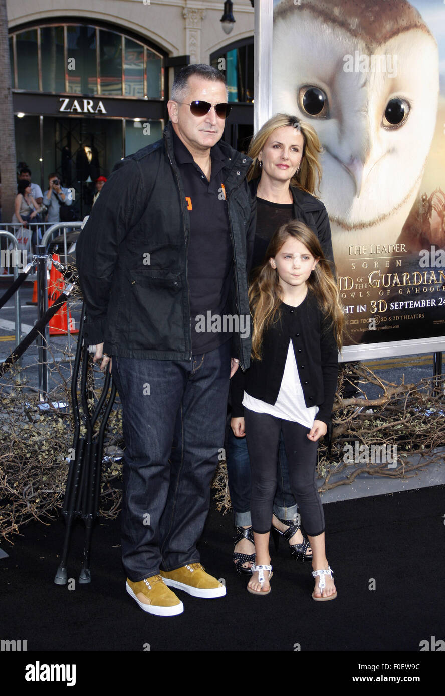 Anthony LaPaglia, Bridget LaPaglia and Gia Carides at the Los Angeles ...