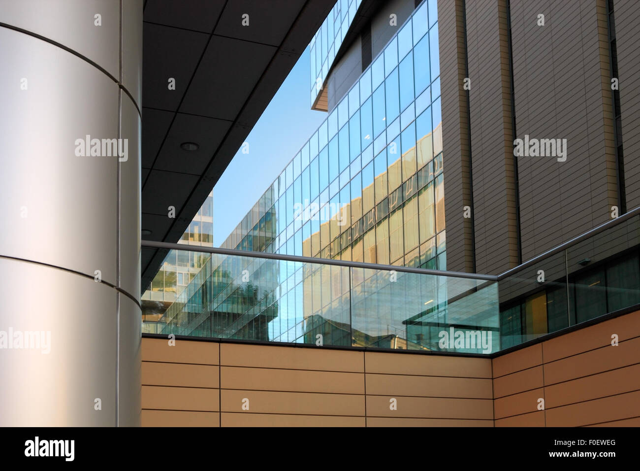 Close up shot of an exterior of modern office buildings Stock Photo - Alamy