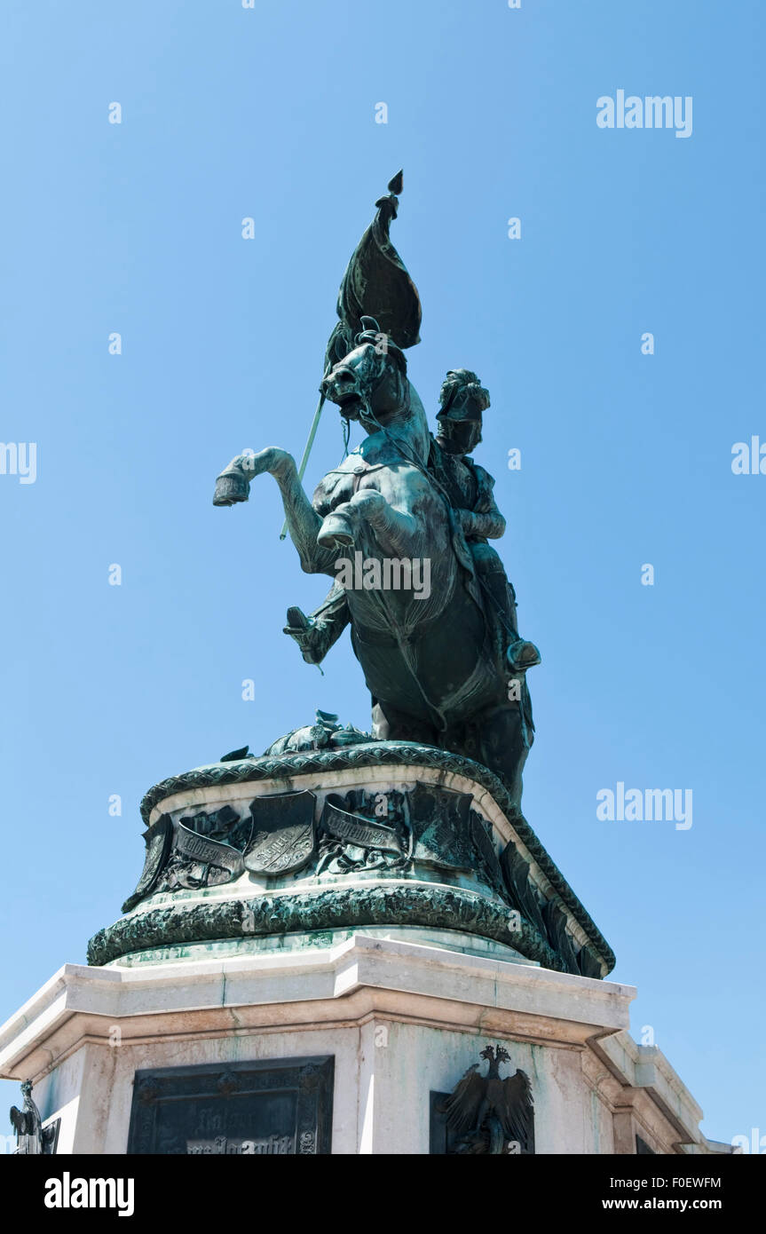 Statue of Archduke Charles of Austria on the Heldenplatz in Vienna ...