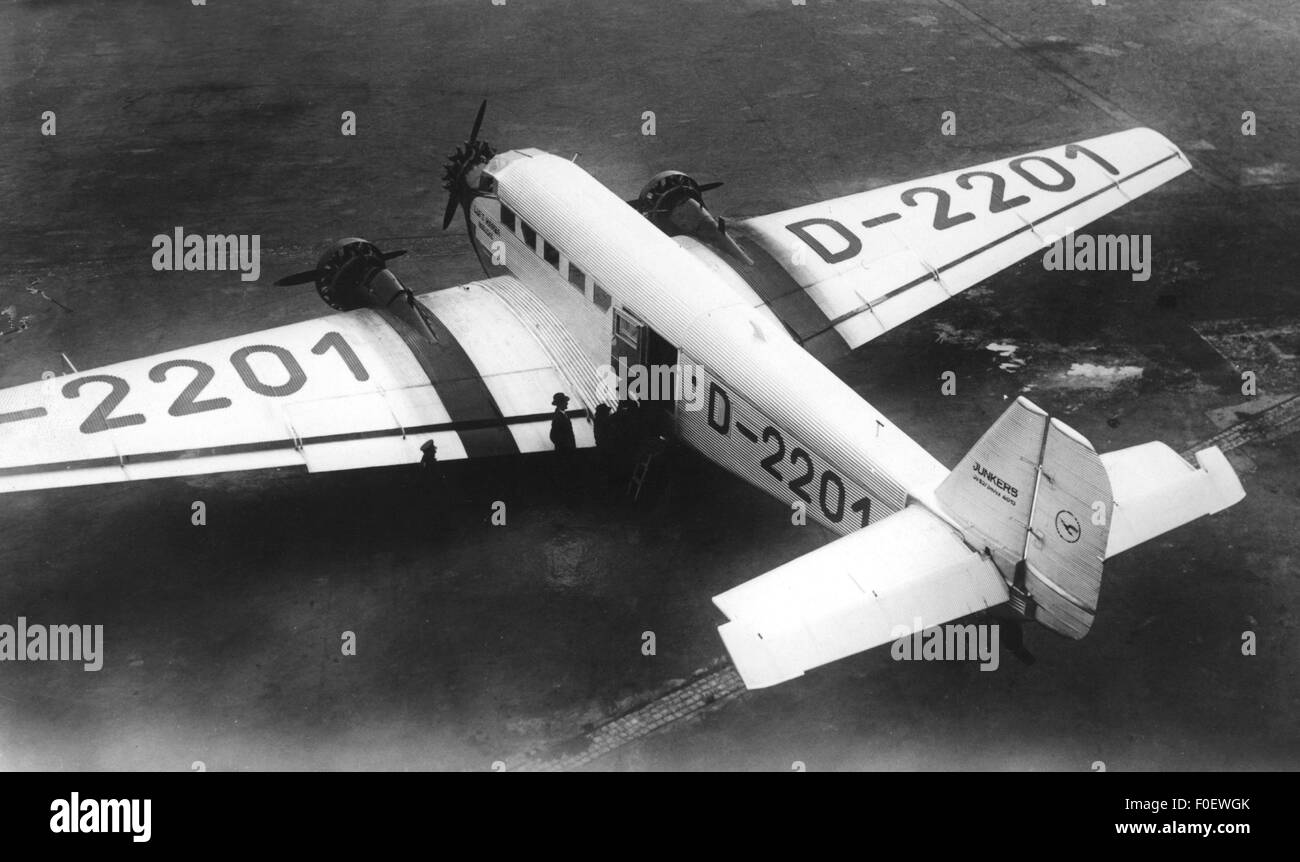 transport / transportation, aviation, passenger planes, Junkers Ju 52 ...