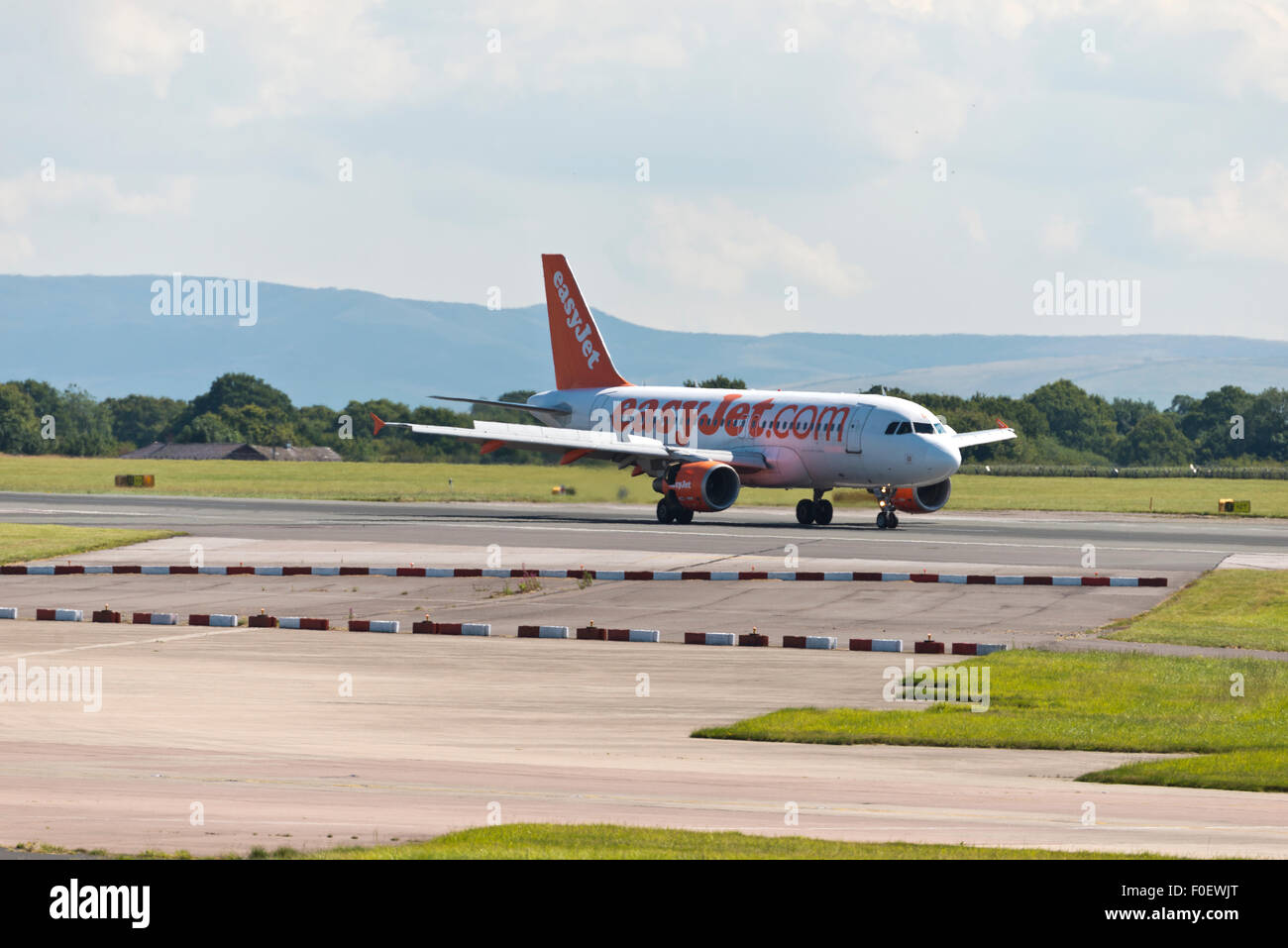 easyJet Airbus A320-200 Manchester Airport england uk arrivals Stock ...