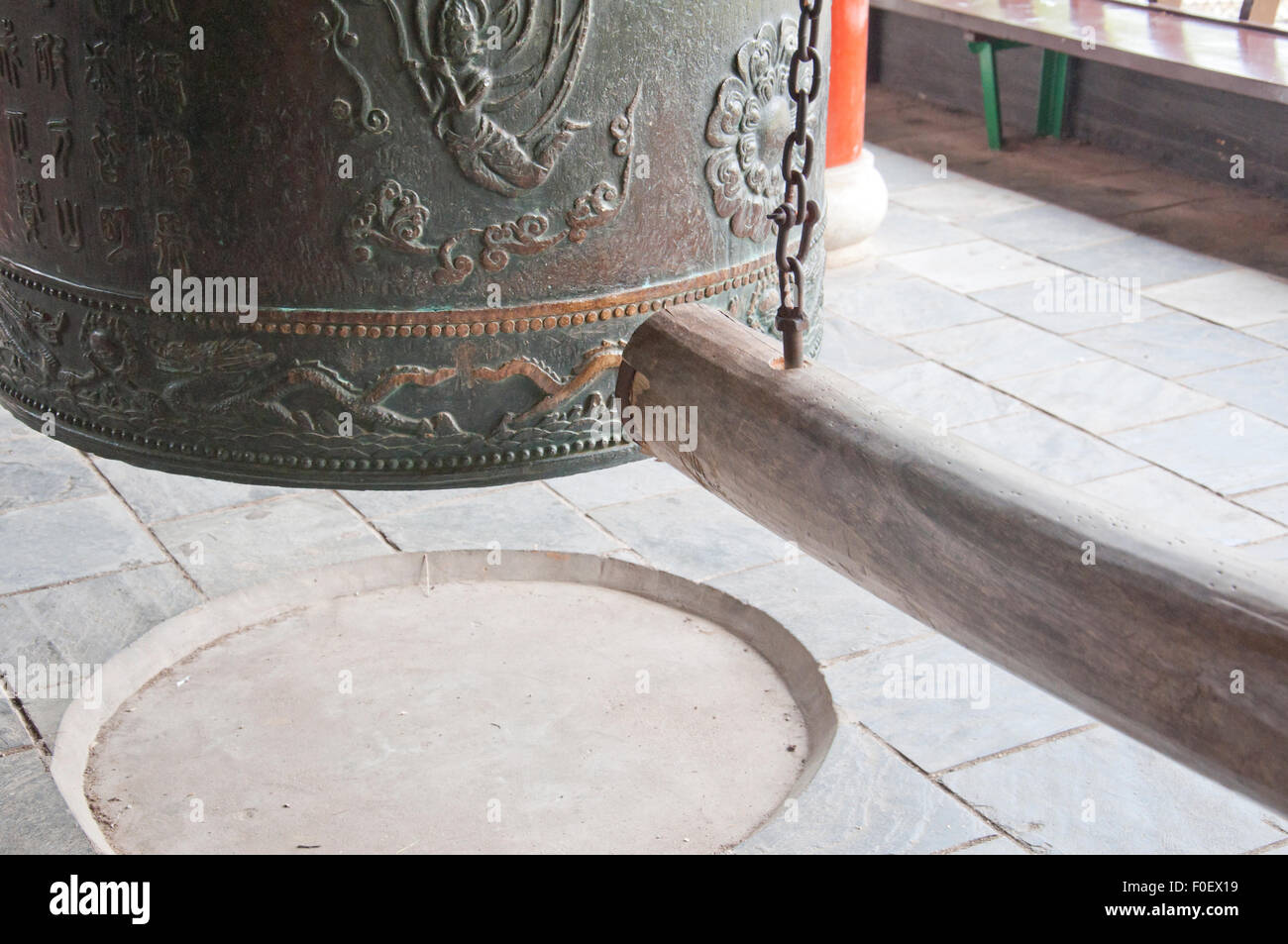 The temple bell Stock Photo - Alamy