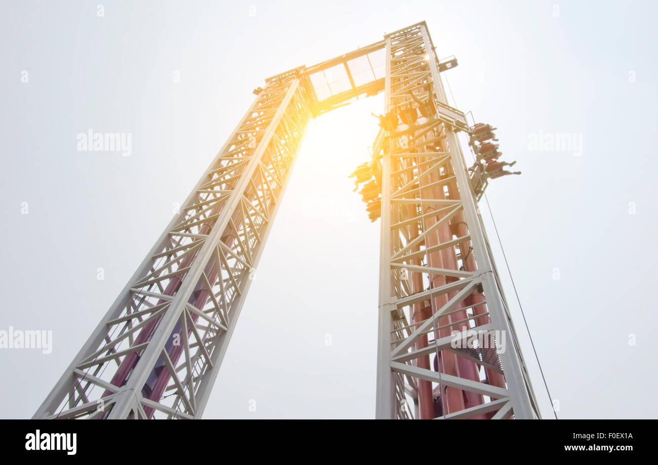 Sky drop fun ride hi-res stock photography and images - Alamy