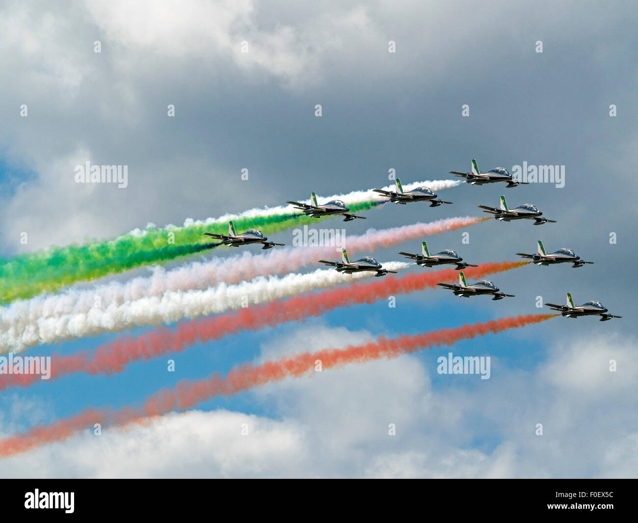 Frecce tricolori aerobatic display hi-res stock photography and images ...