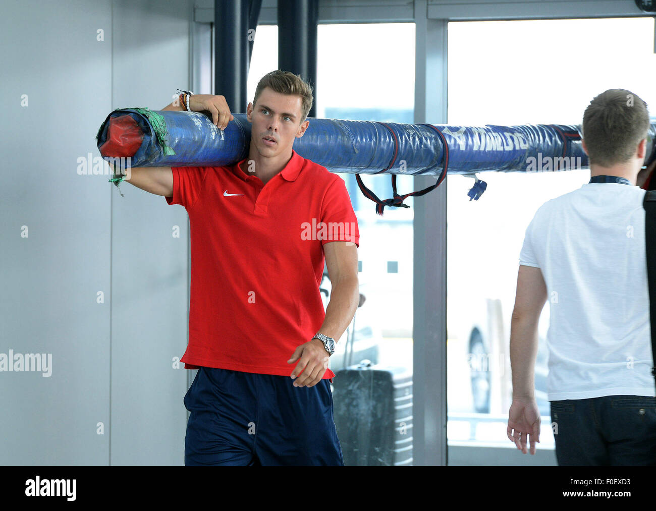 Prague, Czech Republic. 14th Aug, 2015. The Czech athlete Adam ...