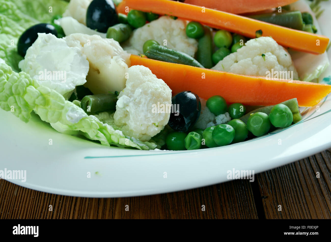Leipziger Allerlei - regional German vegetable dish consisting of peas ...