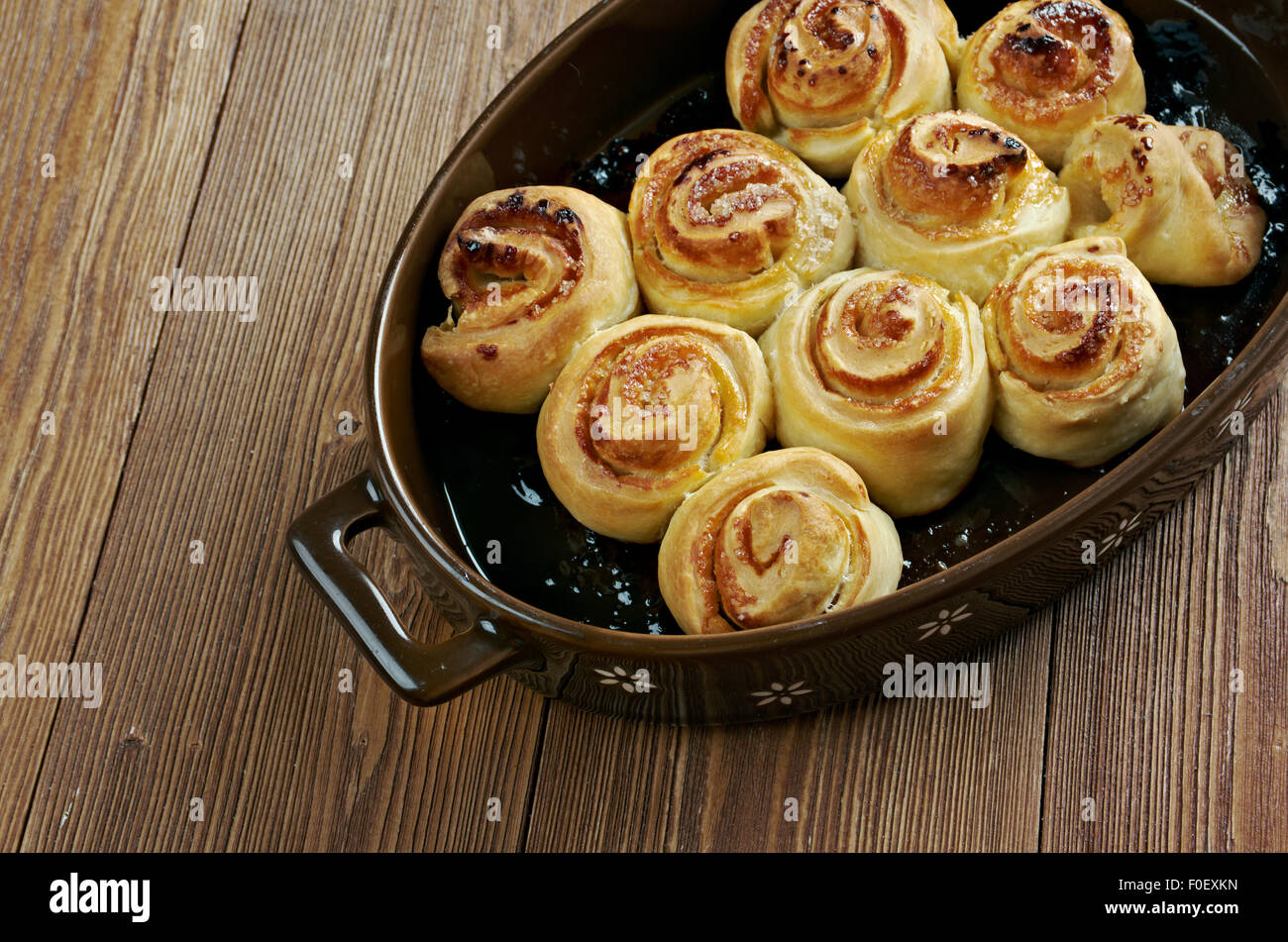 homemade pie - sweet buns close up Stock Photo - Alamy