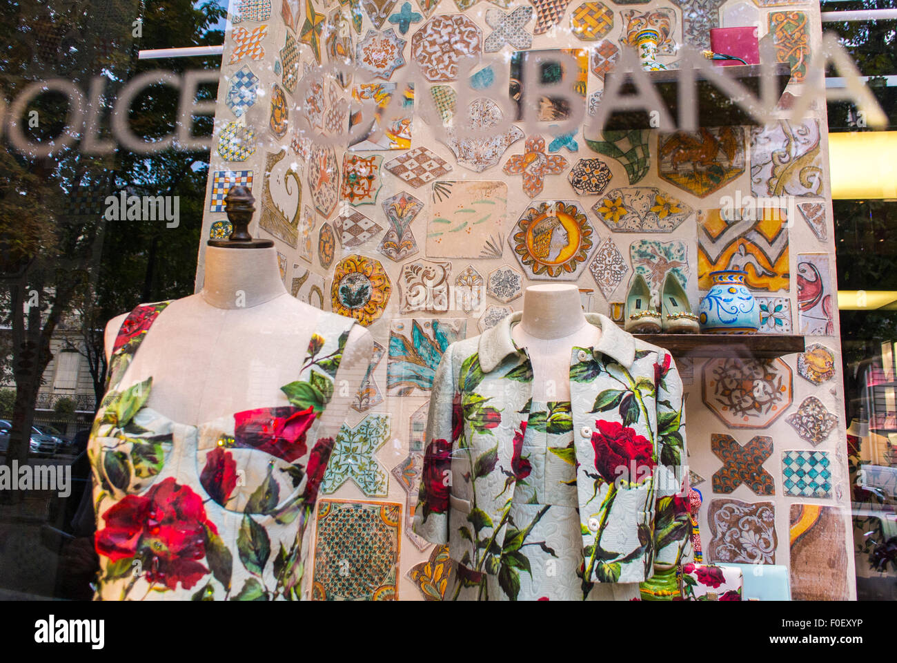 Paris, France, Detail, Shop Window Displays, Luxury Brands Store ...