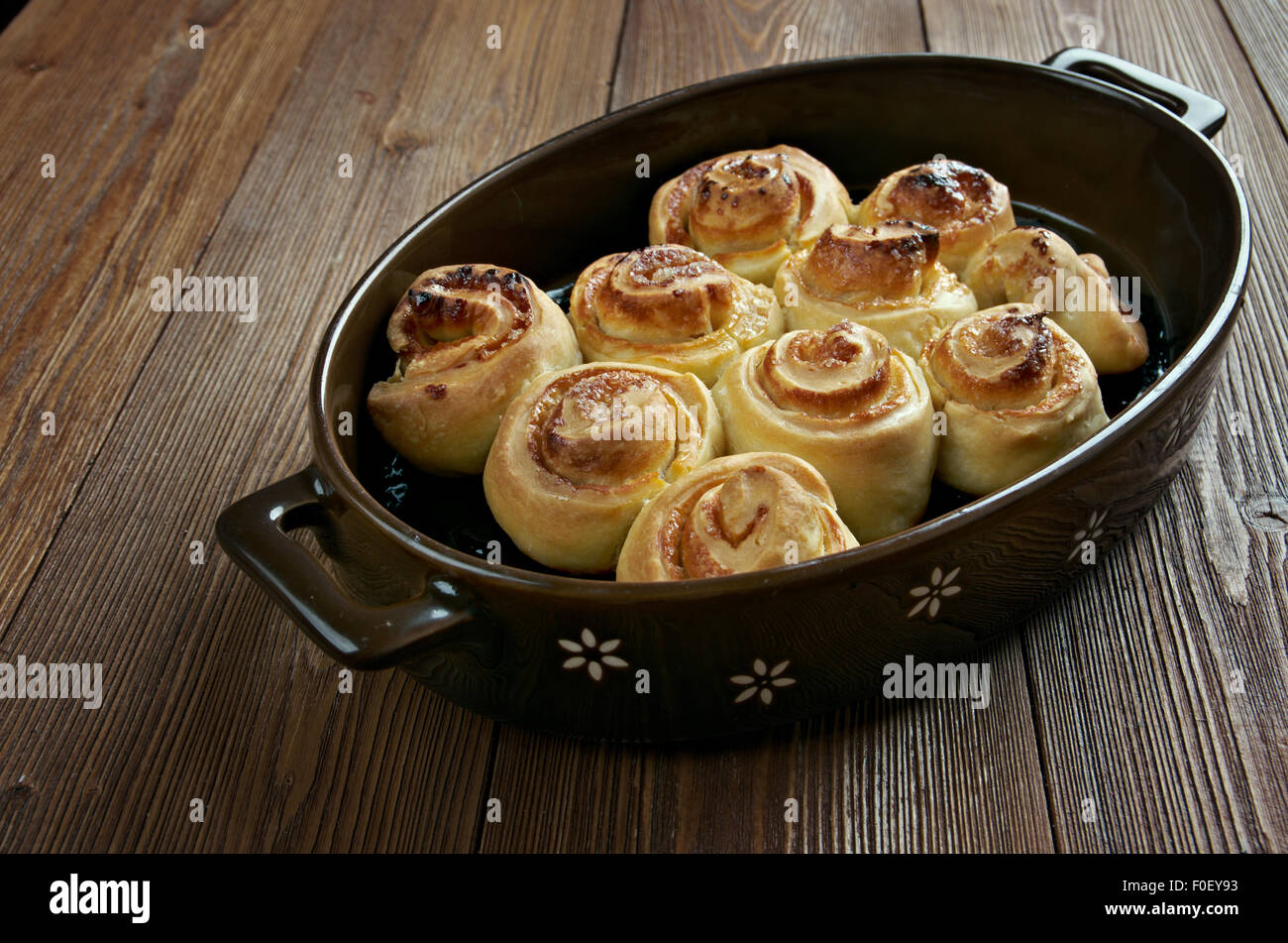 homemade pie - sweet buns close up Stock Photo - Alamy