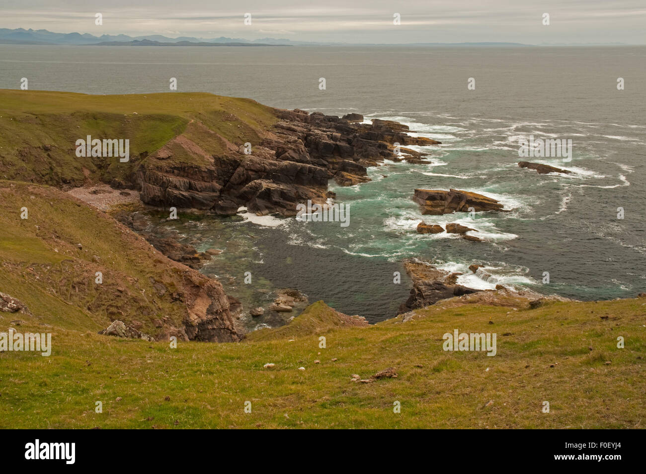 Coastline near Point of Stoer Stock Photo - Alamy