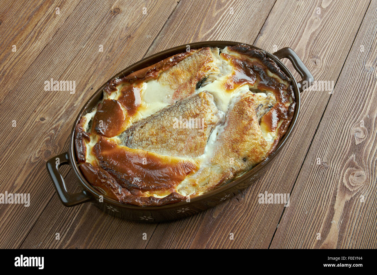 Samke harra - Arabic Hot or Spicy Fish.lebanese cuisine Stock Photo - Alamy