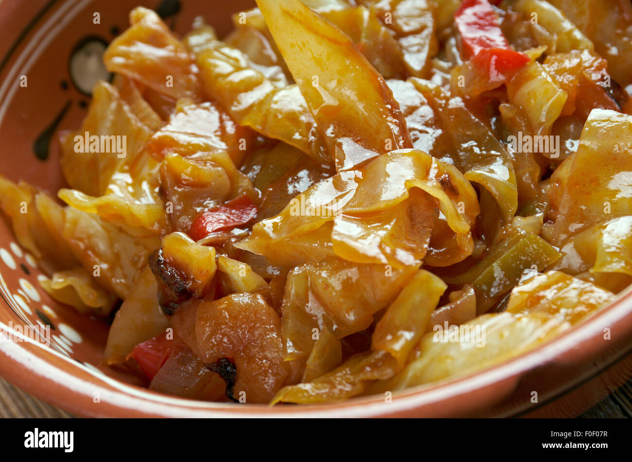 Kapuska - traditional Turkish cuisine stew cabbage.consumed in the ...