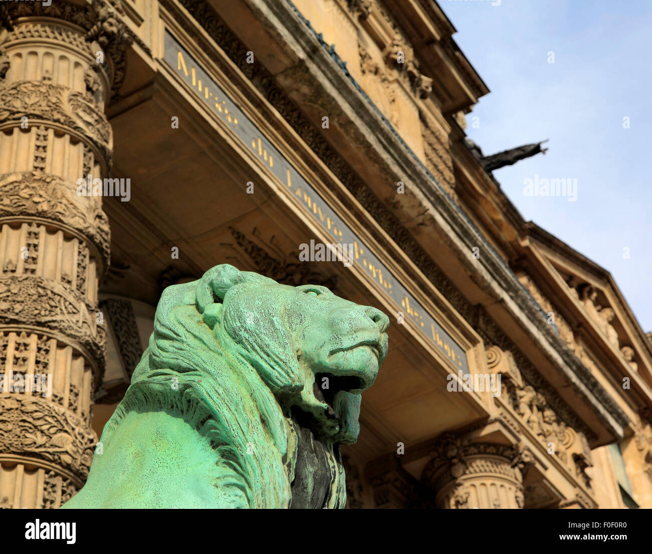 Porte des Lions, Musee du Louvre, Paris, France, Europe Stock Photo - Alamy