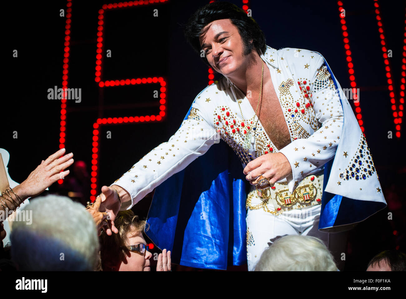 Memphis, Tennessee, USA. 13th August, 2015. David Lee from Brimingham ...