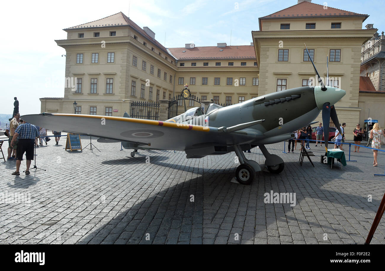 A life-size model of Spitfire (photo), a legendary fighter plane and a ...