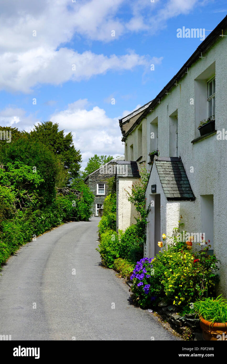 Grange Village, Borrowdale, Lake District National Park, Cumbria ...