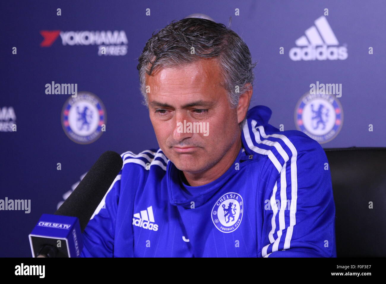 Portrait of Jose Mourinho, Chelsea Football Club's Manager Stock Photo ...