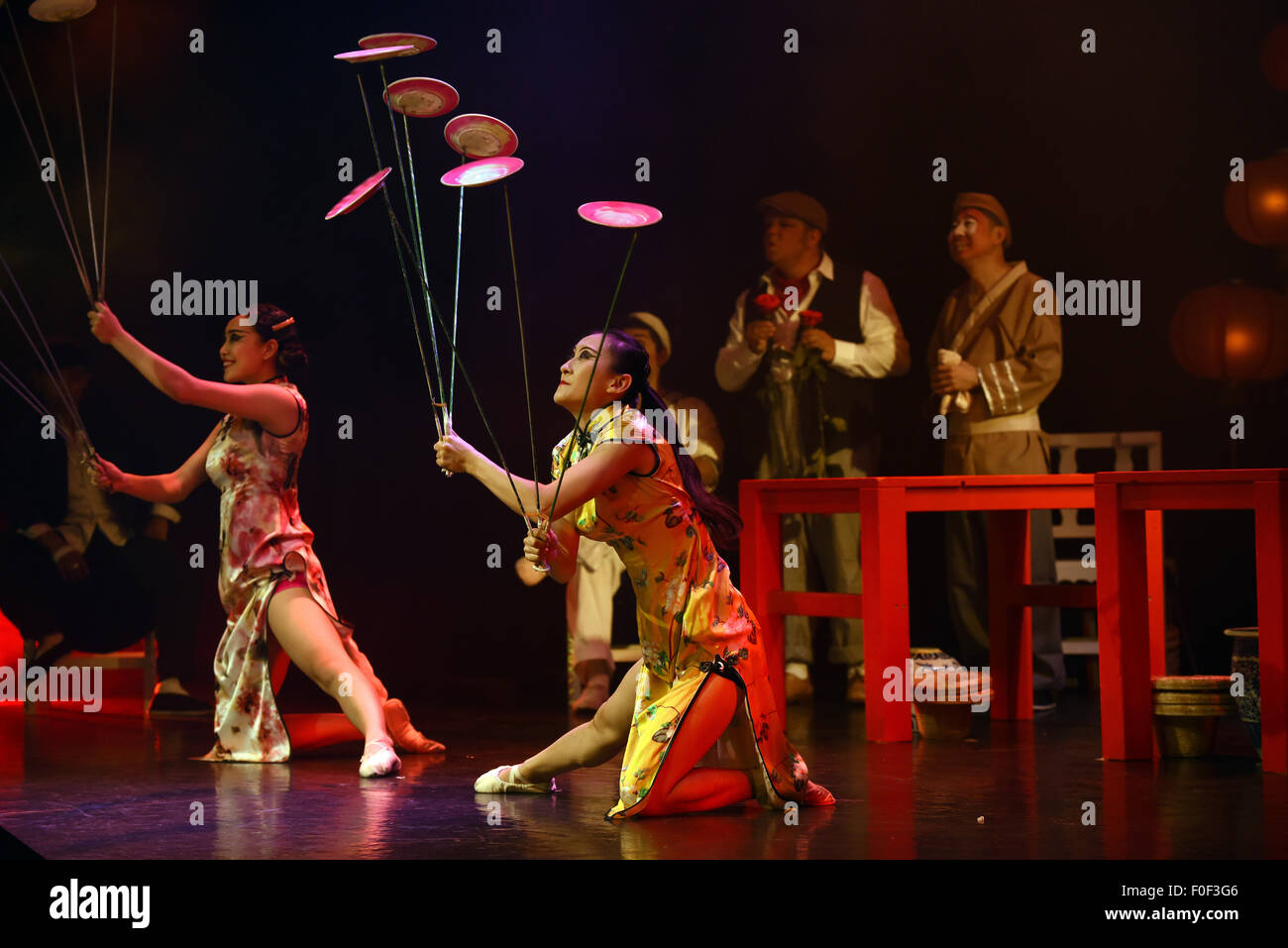 Duesseldorf, Germany. 13th Aug, 2015. Artist Wang Lin of the Chinese ...
