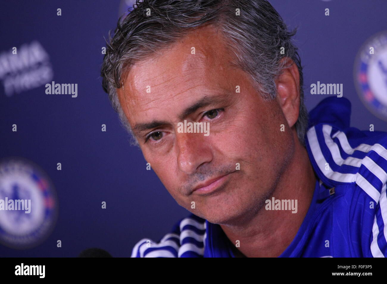 Portrait of Jose Mourinho, Chelsea Football Club's Manager Stock Photo ...