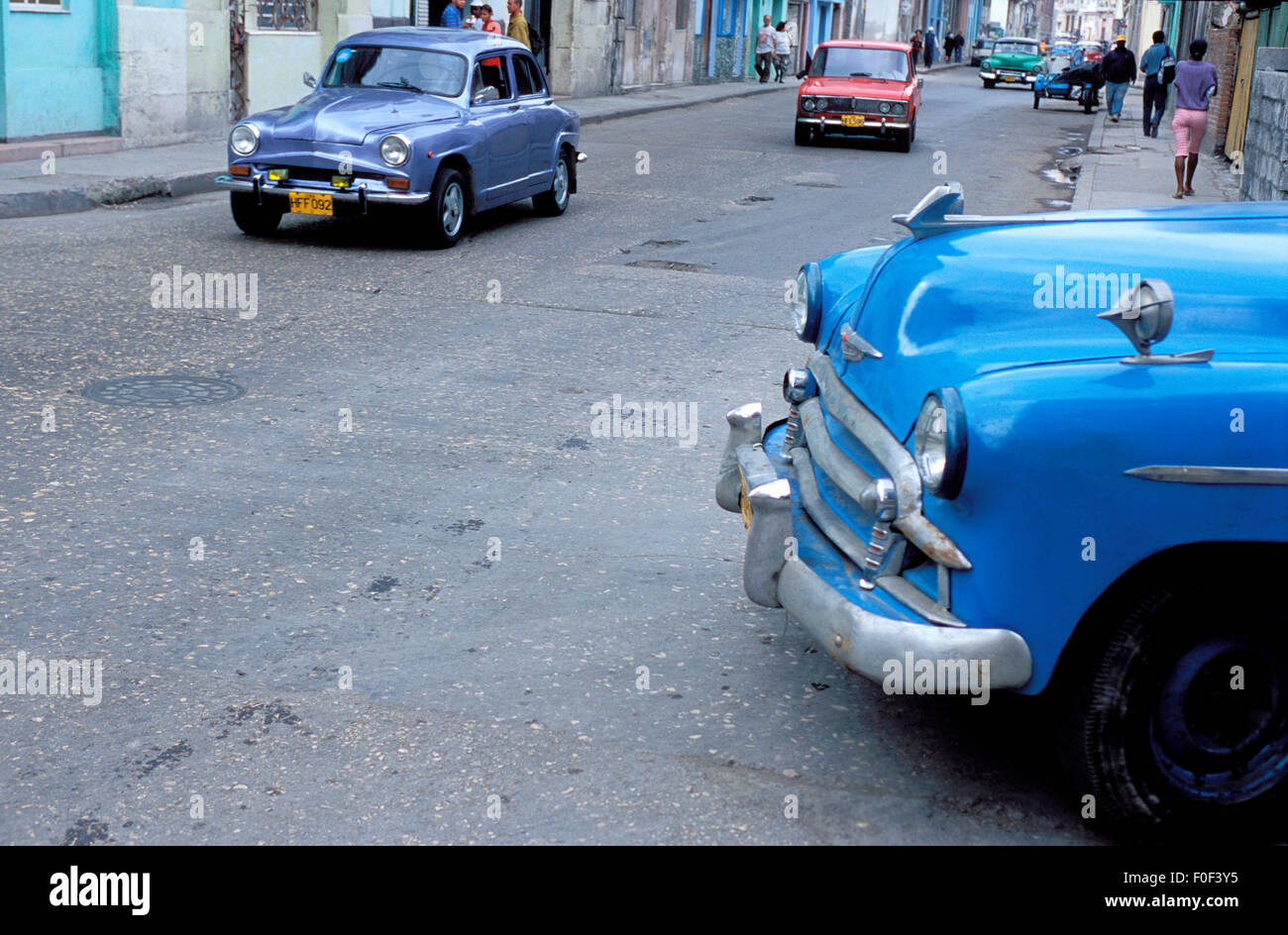Cuba, Havana, Old american car Stock Photo - Alamy